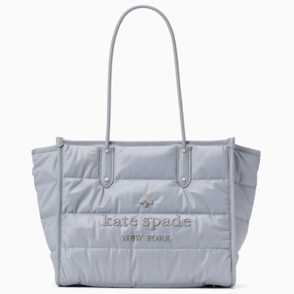 kate spade | Bags | Kate Spade Ella Quilted Puffy Extra Large Tote Bag ...
